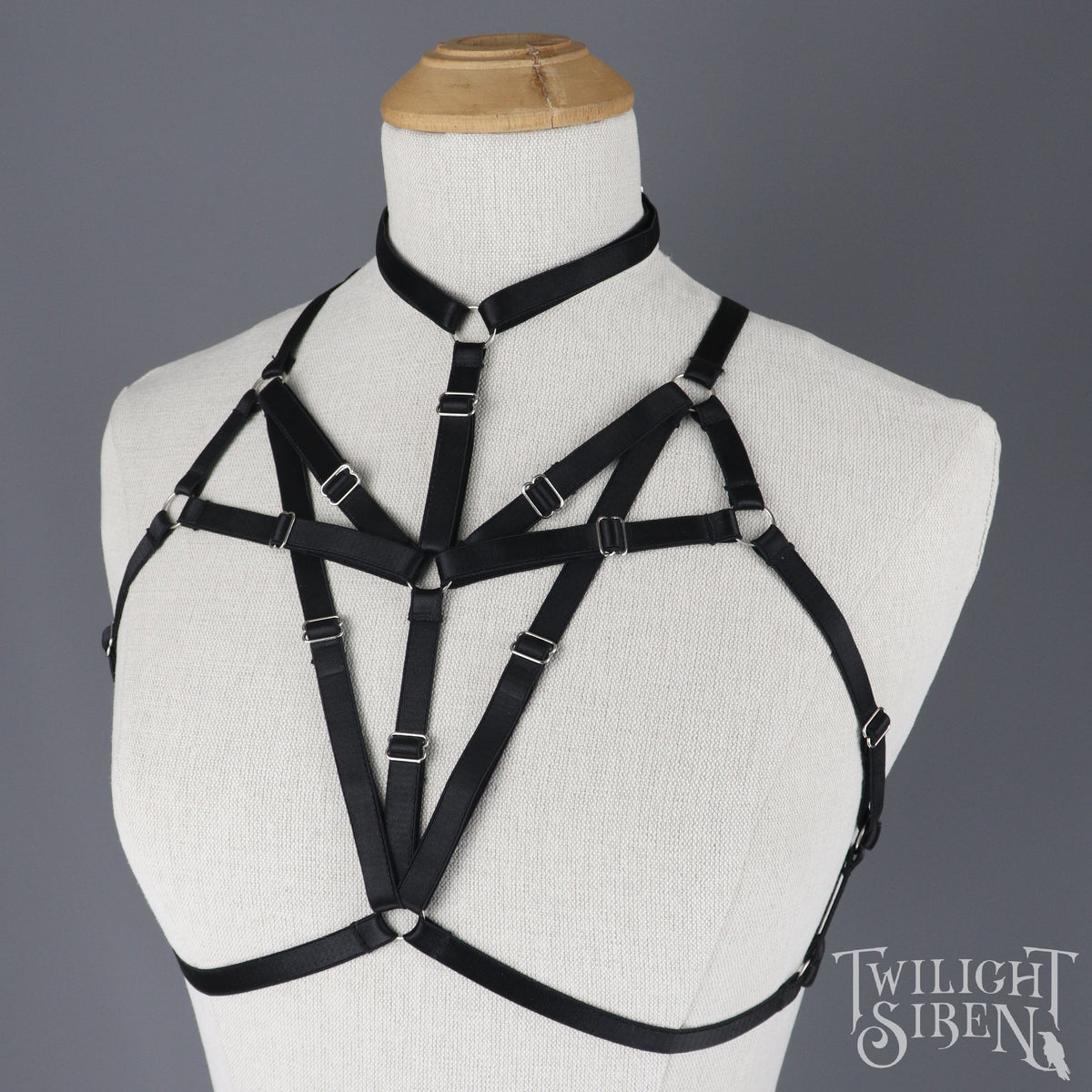 LYRA BODY HARNESS BRALET – TWILIGHT SIREN
