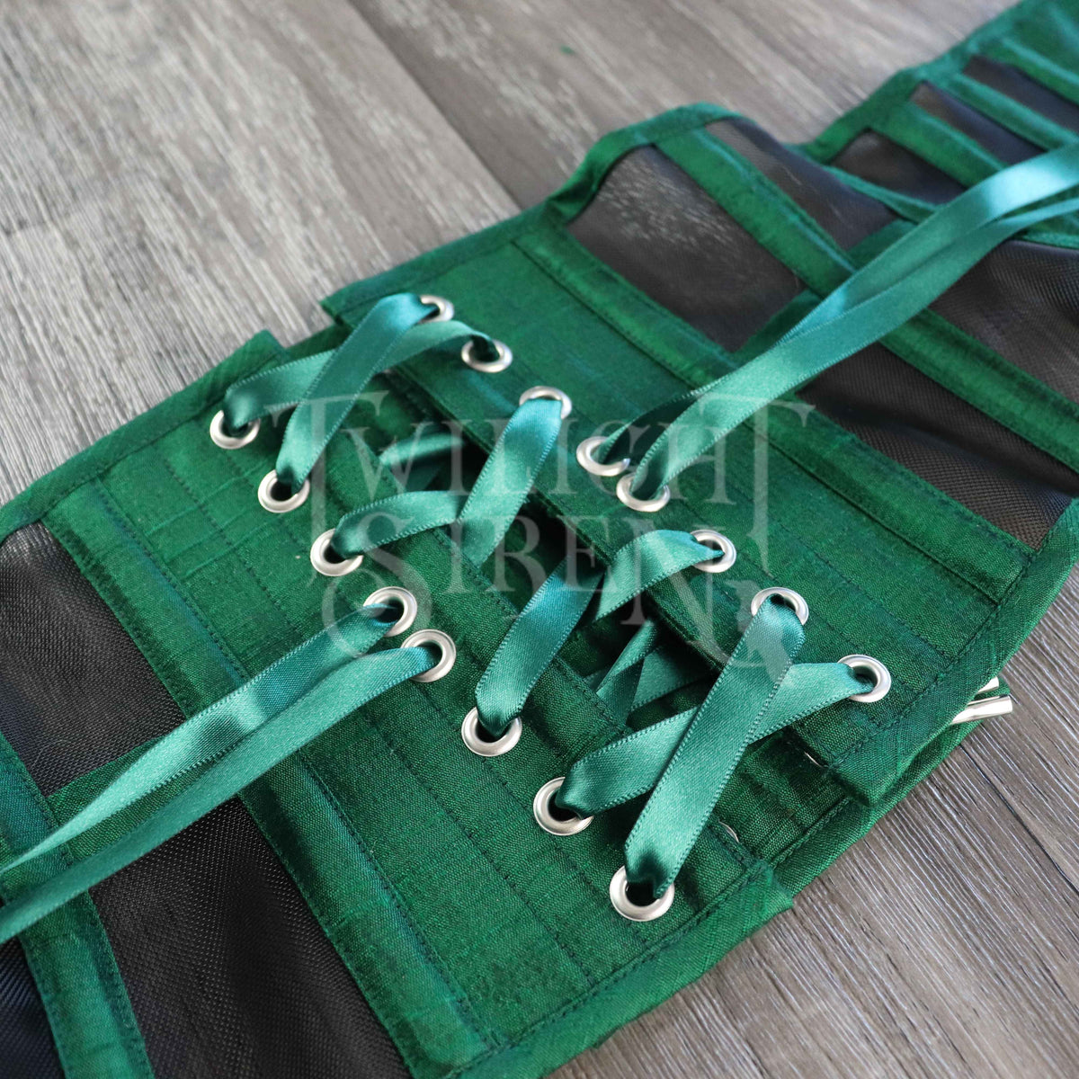 EMERALD GREEN SATIN CORSET RIBBON LACING ~10MM / 15MM / 25MM – TWILIGHT ...